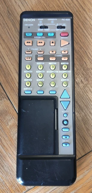 DENON AV AMP learning remote control RC-820, cleaned, tested, vgc £49. ...