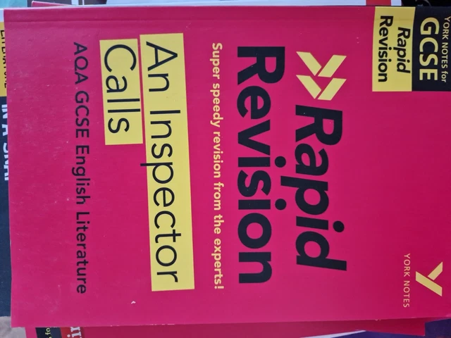 GCSE AQA ENGLISH Literature An Inspector Calls Rapid Revision Cards/Flashcards £1.26 - PicClick UK