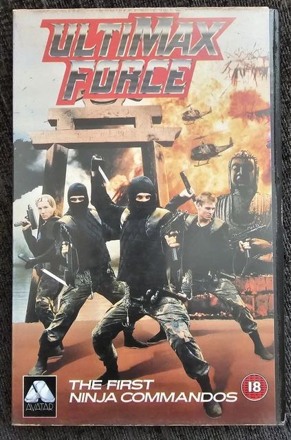 ULTIMAX FORCE BIG BOX EX RENTAL VHS VIDEO EXTREMELY RARE 1986 Ninja £5. ...