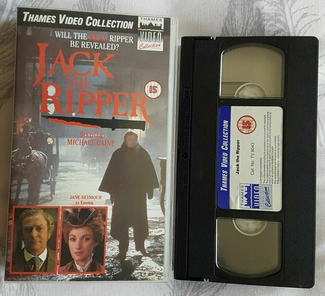 JACK THE RIPPER (VHS) Michael Caine +Armand Assante + Susan George ...