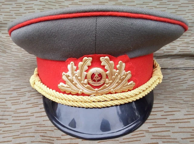 NVA SCHIRMMÜTZE GENERAL Landstreitkräfte LaSK gr.59 gest. E=1980 Armee ...