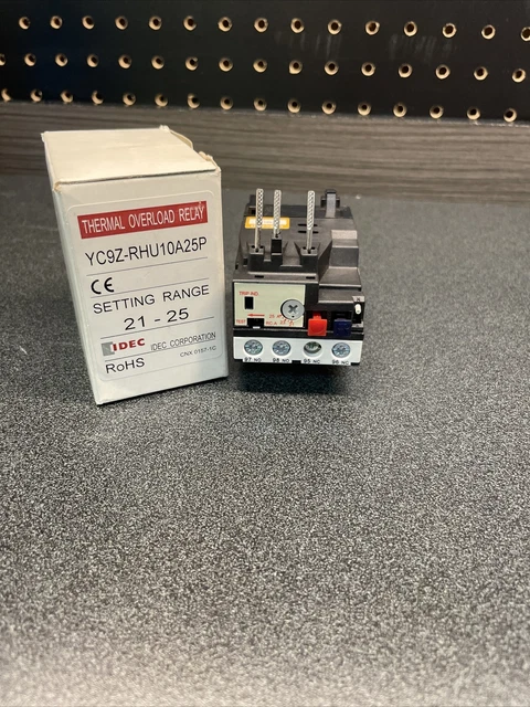 IDEC CORPORATION, RELAIS de surcharge thermique, YC9Z-RHU, plage de réglage 21-25 EUR 54,92 ...
