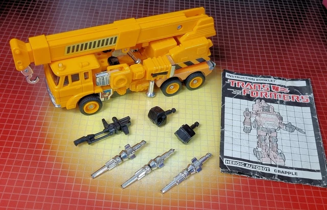 VINTAGE HASBRO TRANSFORMERS G1 Autobot Car Grapple Complete w/Insts £49 ...