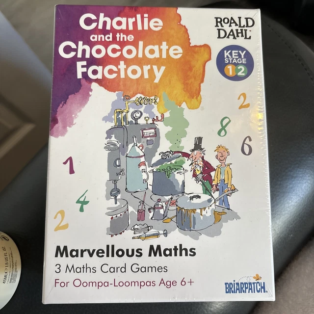 CHARLIE AND THE Chocolate Factory Marvellous Maths Card Games Ages 6+ £ ...