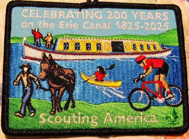 ERIE CANAL 200TH ANNIVERSARY PATCH 1825-2025 JUST ISSUED SCOUTING ...