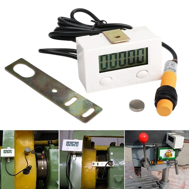 ELECTRONIC DIGITAL COUNTER Automatic Reflector Switch Sensor Meter $25. ...