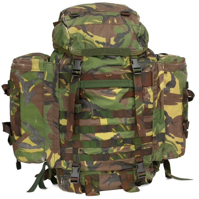 GENUINE DUTCH ARMY rucksack DPM woodland combat backpack 60L tactical ...