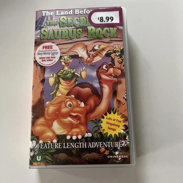 THE LAND BEFORE Time The Secret of Saurus Rock (VHS) £5.50 - PicClick UK
