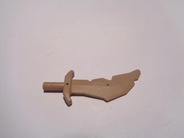 LEGO MINIFIGURE, WEAPON Sword, Scimitar with Nicks (60752) Dark Tan EUR ...