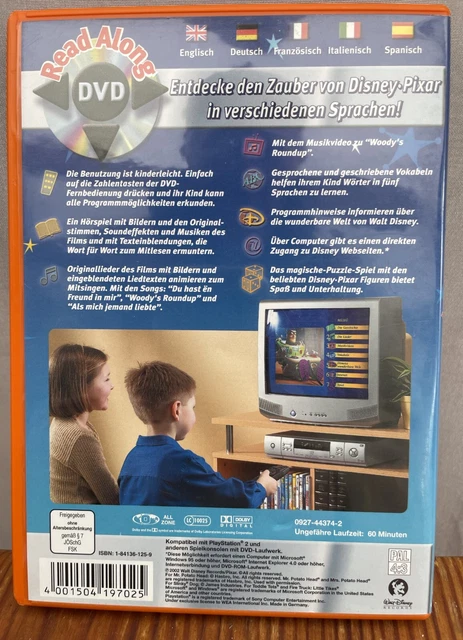 READ ALONG DVD: TOY STORY 2 KIDDINX Lies die Geschichte, Sing Lieder ...