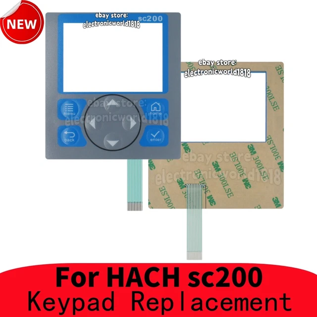 MEMBRANE KEYPAD FOR HACH SC200 Universal Controller Front Keyboard Assy ...