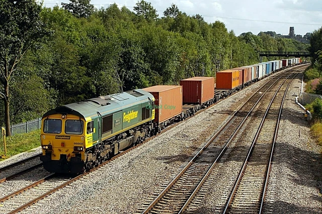 B103P 6X4 GLOSSY Photo Freightliner Class 66 66502 @ Tupton £1.00 ...