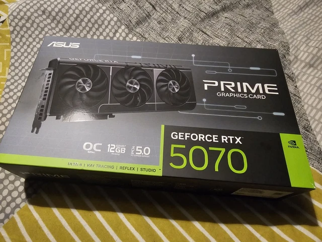 ASUS PRIME RTX 5070 OC NVIDIA GeForce Graphics Card £420.20 - PicClick UK