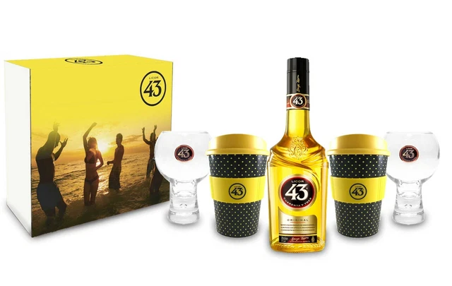 LICOR 43 GESCHENKSET Cuarenta y Tres 0,7l (31% Vol) + 2x Ballon Tumbler ...