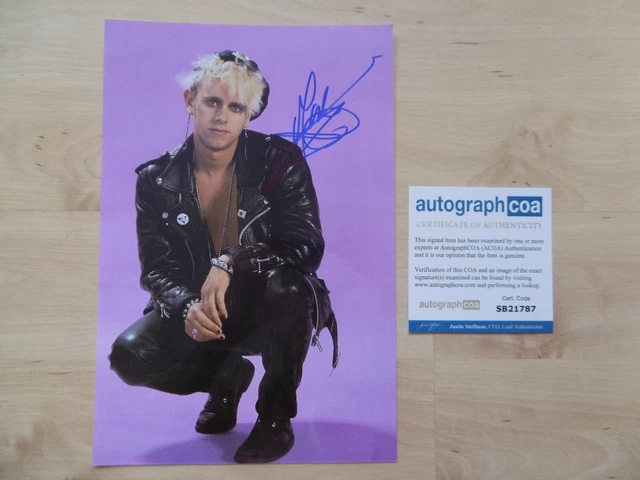 MARTIN GORE &&DEPECHE Mode"" Original Autograph Signed 20x30cm Picture ...