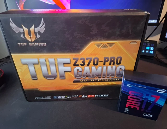 ASUS Z370 TUF Pro-Gaming -- Intel I7-8700K -- 32Gb Ddr4-3000 Corsair ...