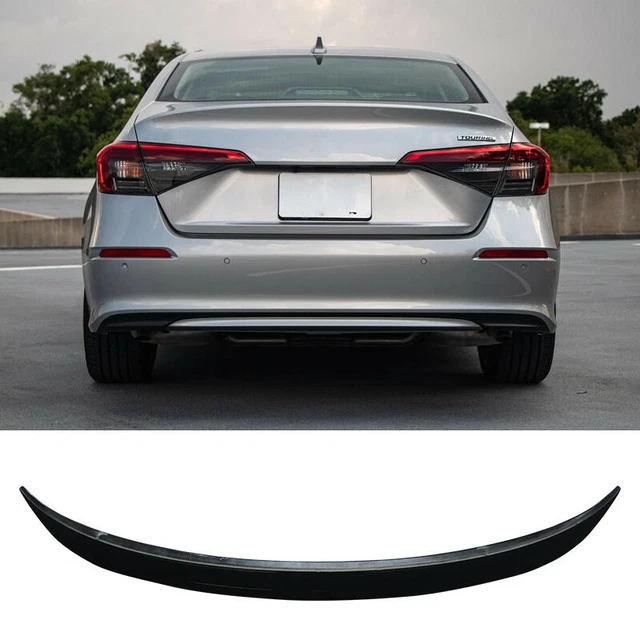REAR SPOILER FOR Honda Civic Saloon 2022 2023 11th 4DrTrunk Wing Lip ...