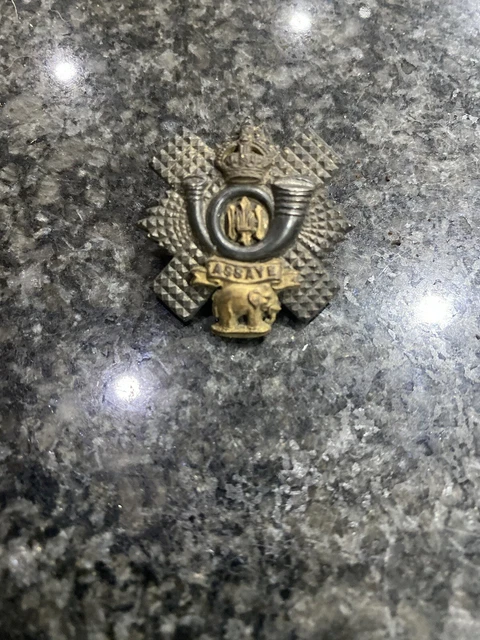HIGHLAND LIGHT INFANTRY Officers Cap or Collar Badge CW Pin £75.00 ...