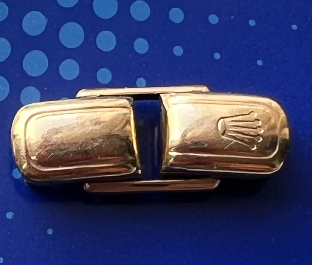 ROLEX ORIGINAL 1940'S Cord Cordette Bracelet Rose Gold Plated Clasp ...