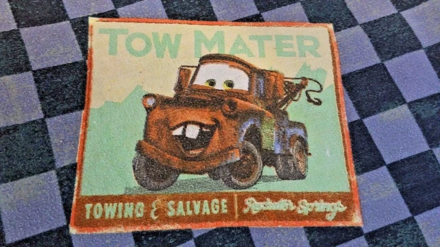 DISNEY TOW MATER Pixar Cars Sheet Twin Flat Mcqueen Racing 2002 £17.80 ...