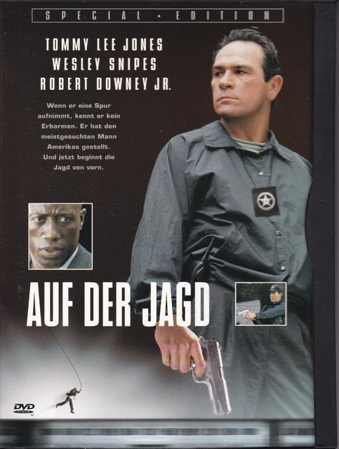 AUF DER JAGD--DVD-SNAPPER Case--Tommy Lee Jones-Robert Downey Jr ...