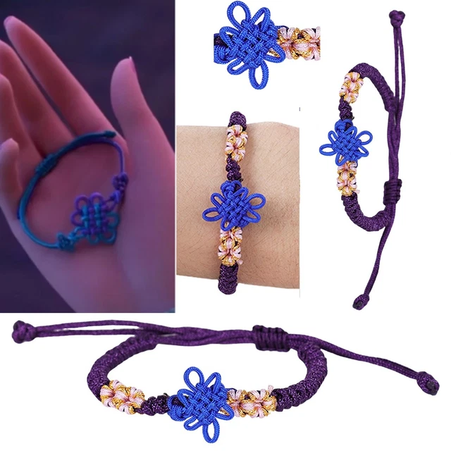 KPOP DEMON HUNTERS Jinu Saja Boys Rumi Knot Rope Bracelet Wristband ...