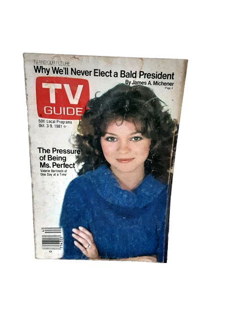 TV GUIDE OCTOBER 1981 Valerie Bertinelli New Hampshire Edition £6.18 ...