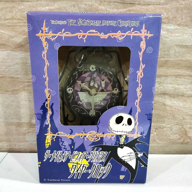 HORLOGE DE BUREAU Disney SEGA Tim Burton's Lock Shock Baril Cauchemar ...