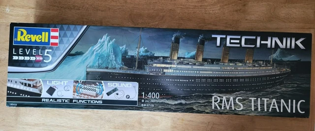 REVELL 1/400 SCALE RMS Titanic Technik Model Kit including lighting ...