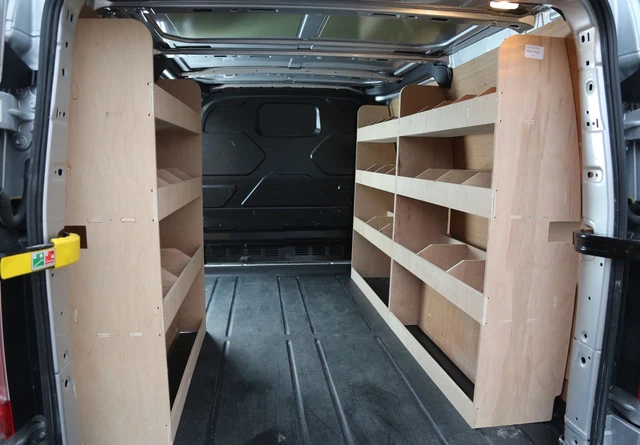 FORD TRANSIT CUSTOM SWB L1 TRIPLE Van Racking Tool Storage Organiser ...