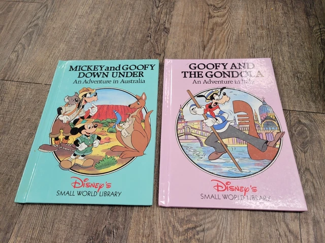 DISNEY HARDBACK SMALL World Library Books Lot of 2 Mickey & Goofy £9.88 ...