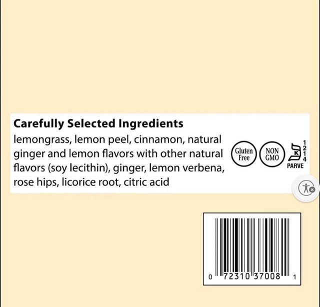 BIGELOW LEMON GINGER Caffeine-Free Herbal Tea, 80 Tea Bags 🇺🇸 Import £ ...