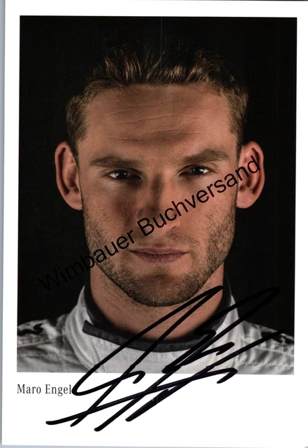 ORIGINAL AUTOGRAMM MARO Engel racing driver /// Autograph signiert ...