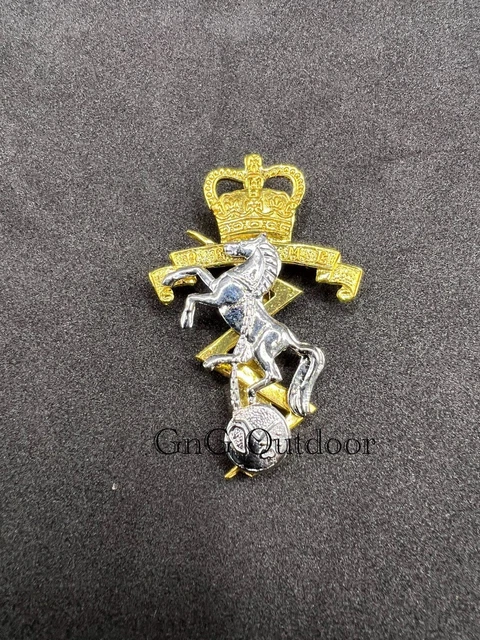 ROYAL ELECTRICAL AND Mechanical Engineering Beret Badge REME Metal Cap ...