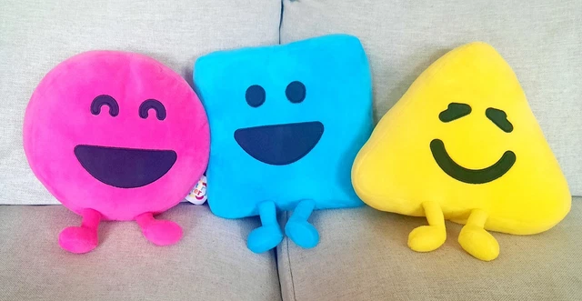 MR MISTER MAKER The Shapes Plush Toys I Am A... Cirlcle Square Triangle ...