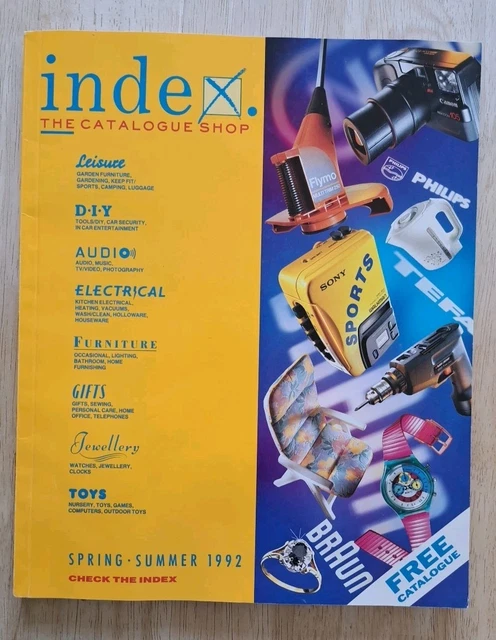 INDEX CATALOGUE SPRING Summer 1992 £16.32 - PicClick UK
