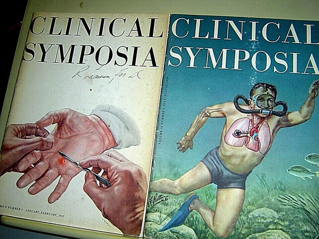 LOT 2 CIBA CLINICAL SYMPOSIA 1957 Surgical Anatomy Hand 1958 ...