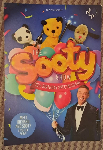 THE SOOTY SHOW 75th Birthday Spectacular A5 Flyer 2024 Tour £1.49 ...