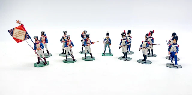 54MM AIRFIX HISTOREX Napoleonic French Infantry built and painted model ...