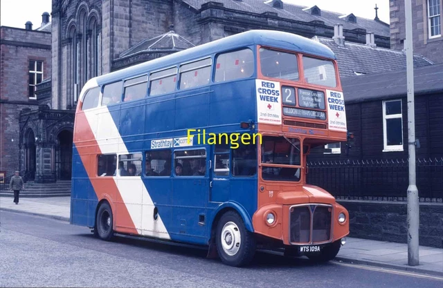 ORIGINAL BUS COLOUR SLIDE Strathtay Scottish AEC Routemaster WTS109A ...