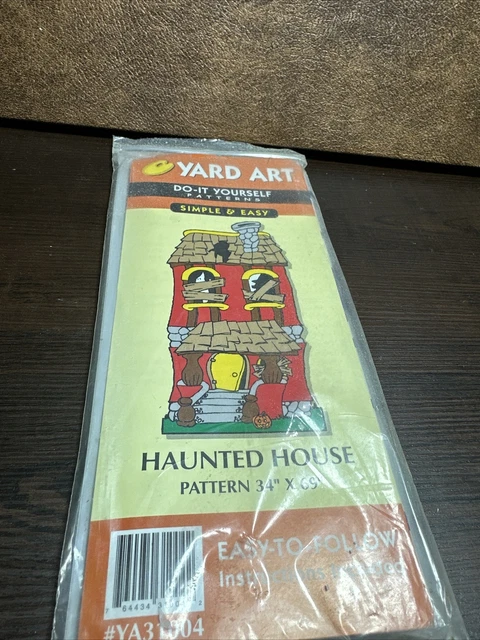 1998 YARD ART Craft Do-It-Yourself Patterns HDA Inc Haunted House $13. ...