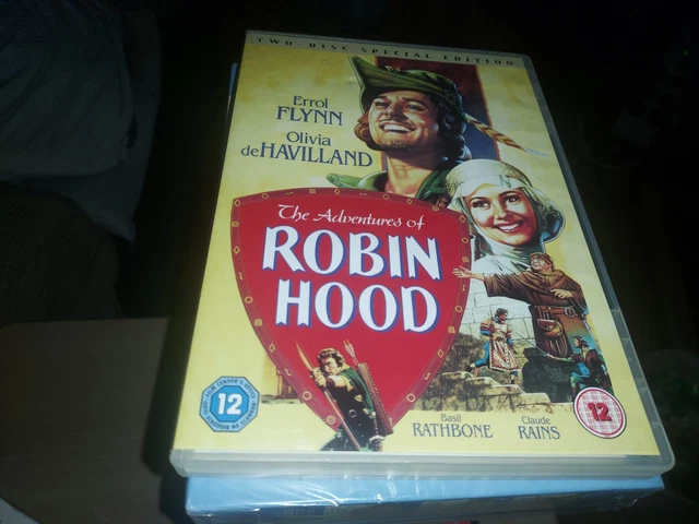 THE ADVENTURES OF Robin Hood errol flynn 1938 2 disc uk dvd region 2 £5 ...
