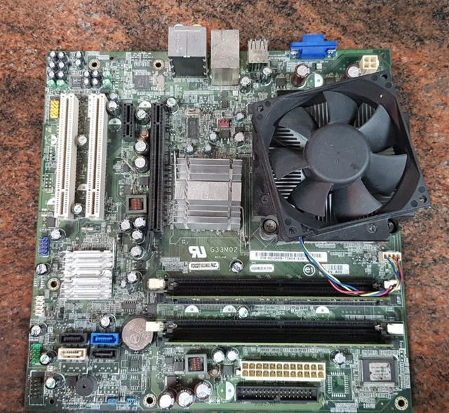 DELL 530, G33M02 Socket T LGA775 REV A01 Mobo+ E2180 CPU+2GB RAM £6.99 ...
