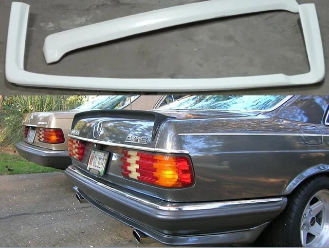 MERCEDES BENZ W126 rear bumper spoiler AMG valance apron lip GEN1 EUR ...