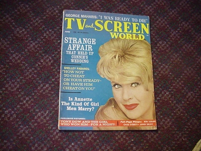 TV SCREEN WORLD 1963 Annette Funicello Richard Chamberlain James Drury ...