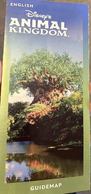 WALT DISNEY WORLD Animal Kingdom Guidemap English New Map 3/23 £1.51 ...