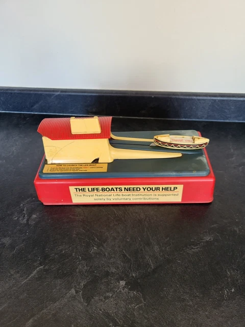 VINTAGE RNLI Lifeboat Collection Box. Bank Money Box £79.70 - PicClick UK