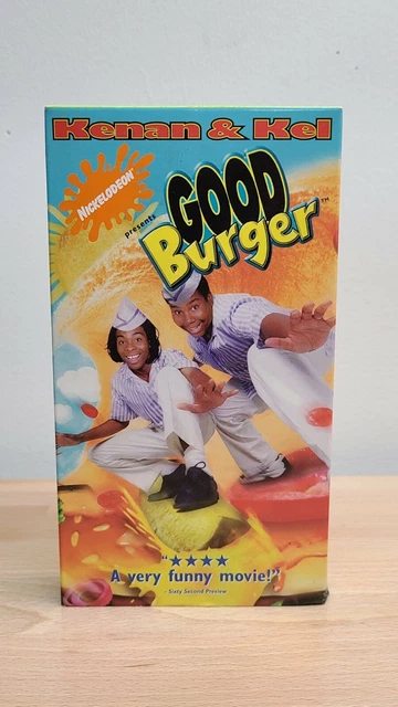 GOOD BURGER (VHS, 1998) Nickelodeon BLACK TAPE Variant Rare OOP Kenan ...