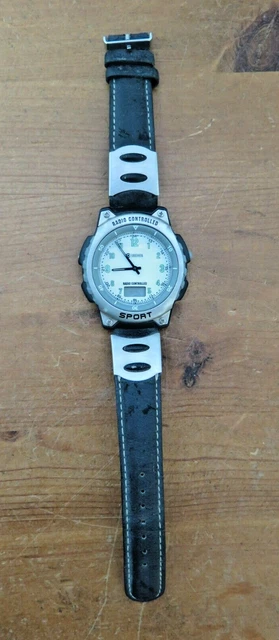 EUROCHRON RADIO CONTROLLED Men's Sport Digital Wrist Watch Water ...