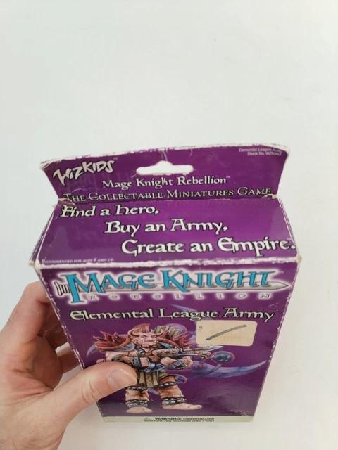 MAGE KNIGHT ELEMENTAL League Army Rébellion Collectable Miniatures Game ...